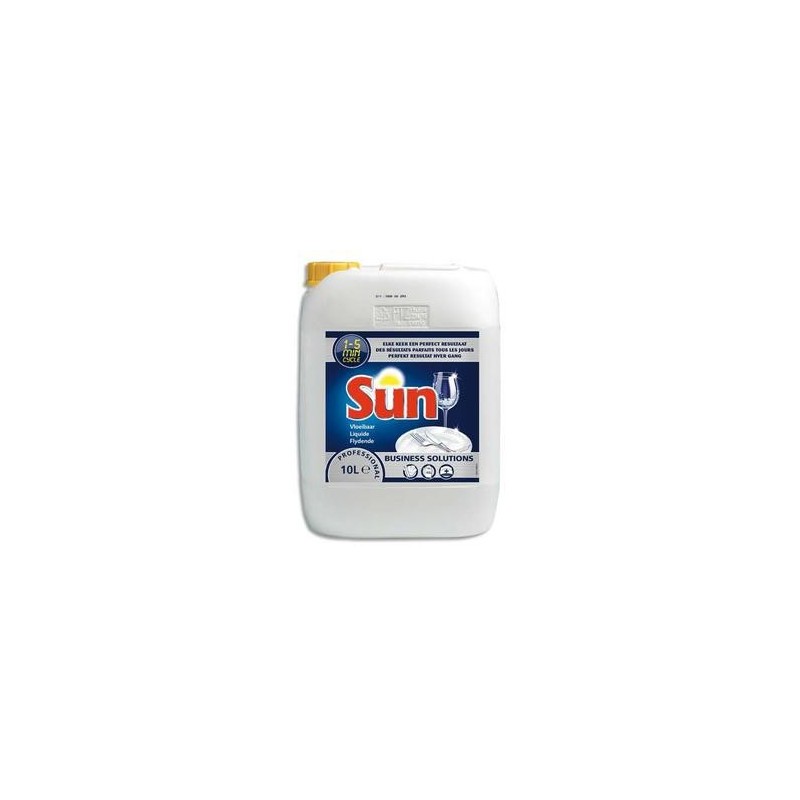 SUN PROFESSIONAL Bidon de 10 Litres Détergent liquide de lavage pour lave-vaisselle